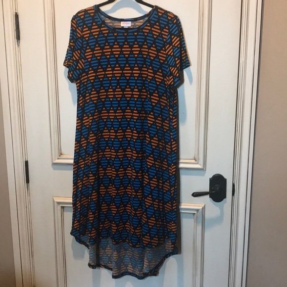 LuLaRoe | Dresses | Lularoe Carly Dress L | Poshmark
